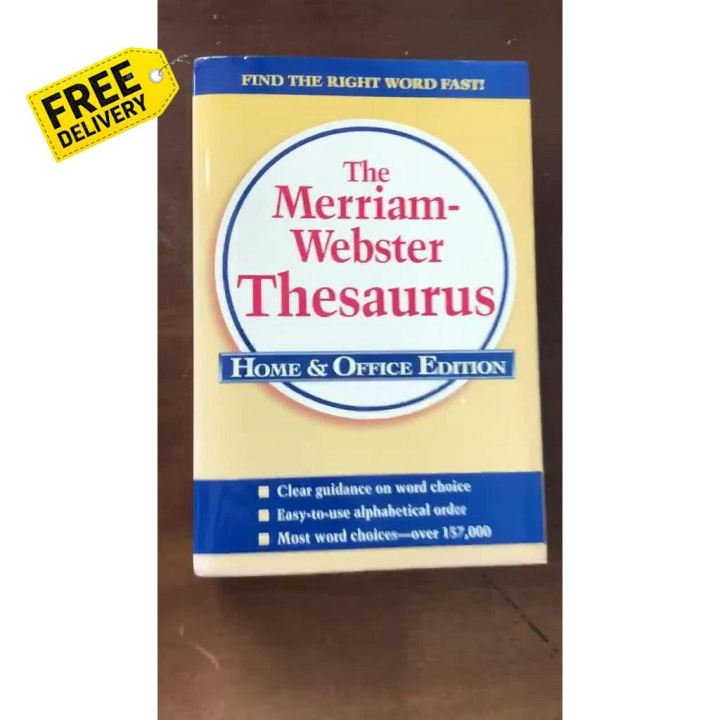 to dream a new dream. ! >>> Merriam Webster Thesaurus Home&Office ...