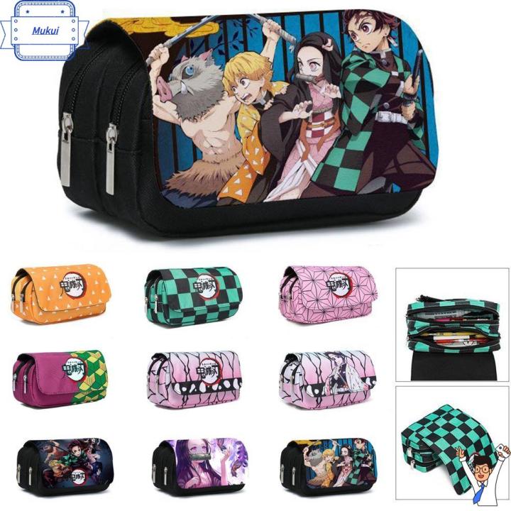 MUKUI Cute Back To School Office and School Supplies Canvas Zipper Case ...