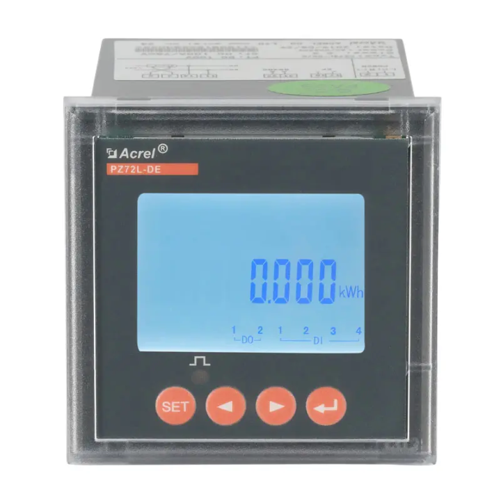 Acrel DC power analyzer PZ72L-DE/C LCD display energy meter RS485 communication for solar power ...