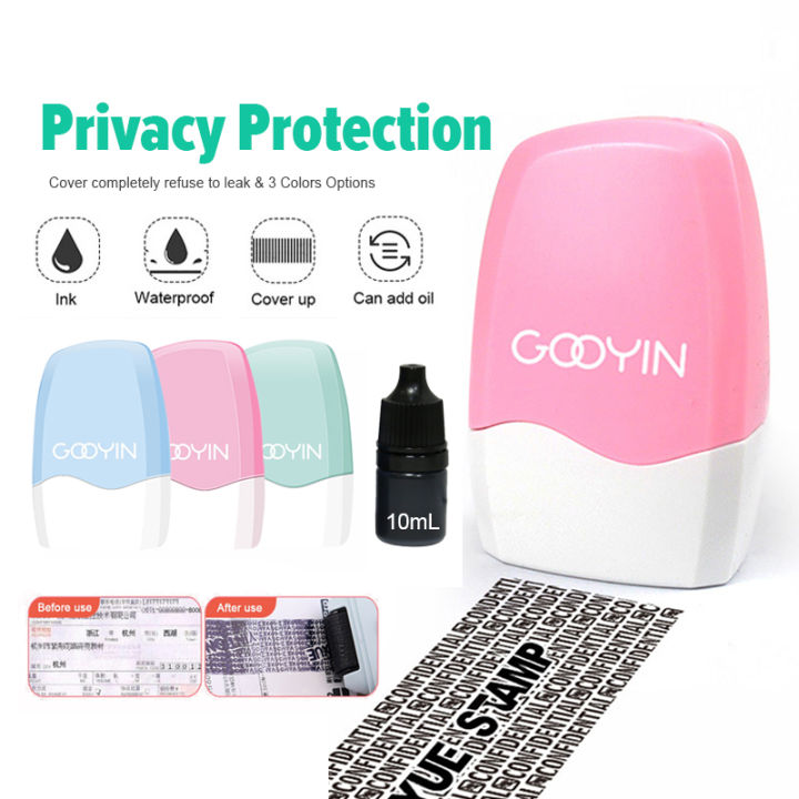 Data Protection Roller Stamp Confidential Information Privacy Guard ...