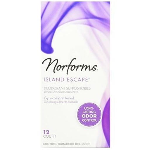 Norforms Island Escape, Long Lasting Feminine Deodorant Suppositories ...
