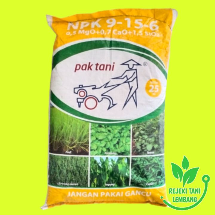 NPK 9-15-6 ISI 25 KG PAK TANI | Lazada Indonesia