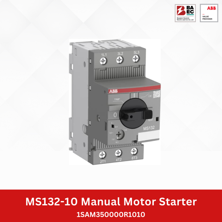 ABB MS132-10 Manual Motor Starter | Lazada.co.th