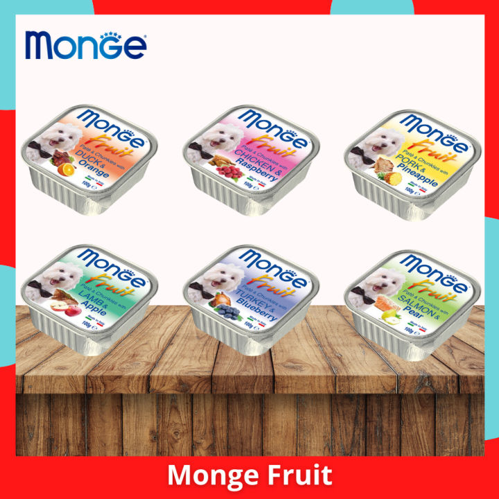 Monge Fruit Pate & Chunkies Pineapple l Raspberry l Orange l Apple l ...