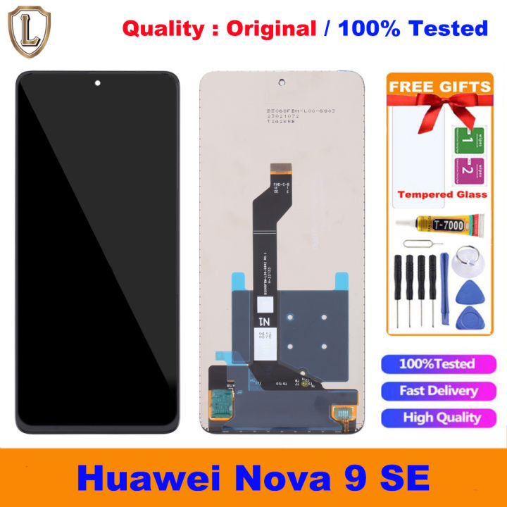 100% Original LCD For Huawei Nova 9 SE LCD With Frame Display Touch Screen Digitizer Assembly ...