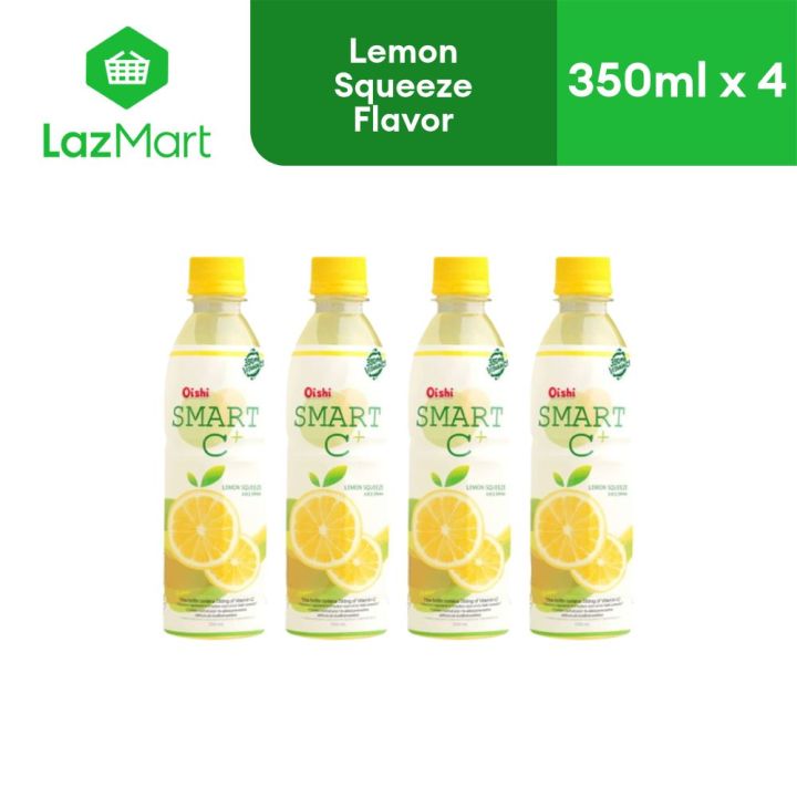 Smart C+ Juice Drink Lemon Squeeze Flavor 350ML - Pack of 4 | Lazada PH