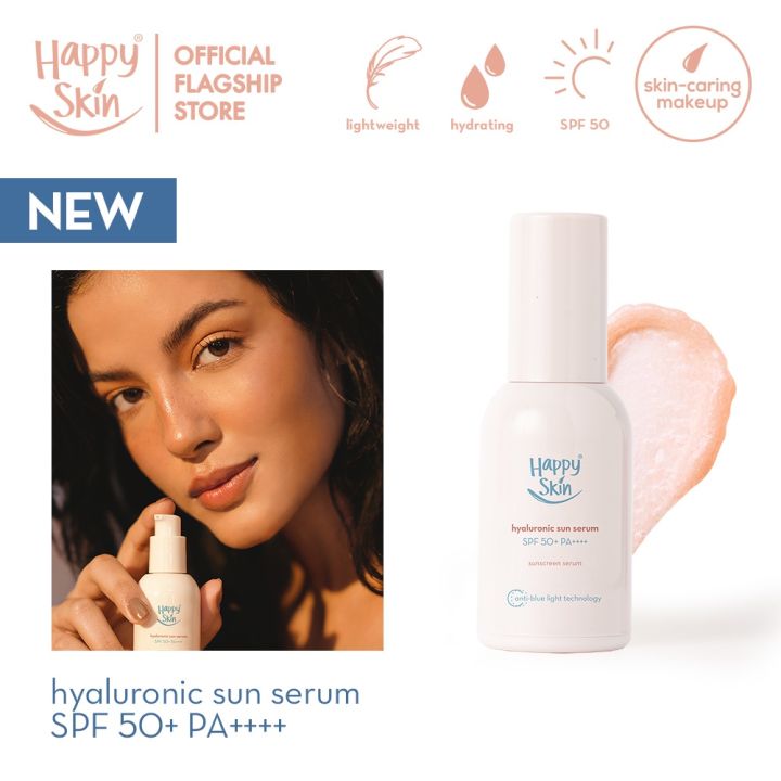 2023 NEW Happy Skin Hyaluronic Sun Serum SPF 50+ PA++++ [Sunscreen ...