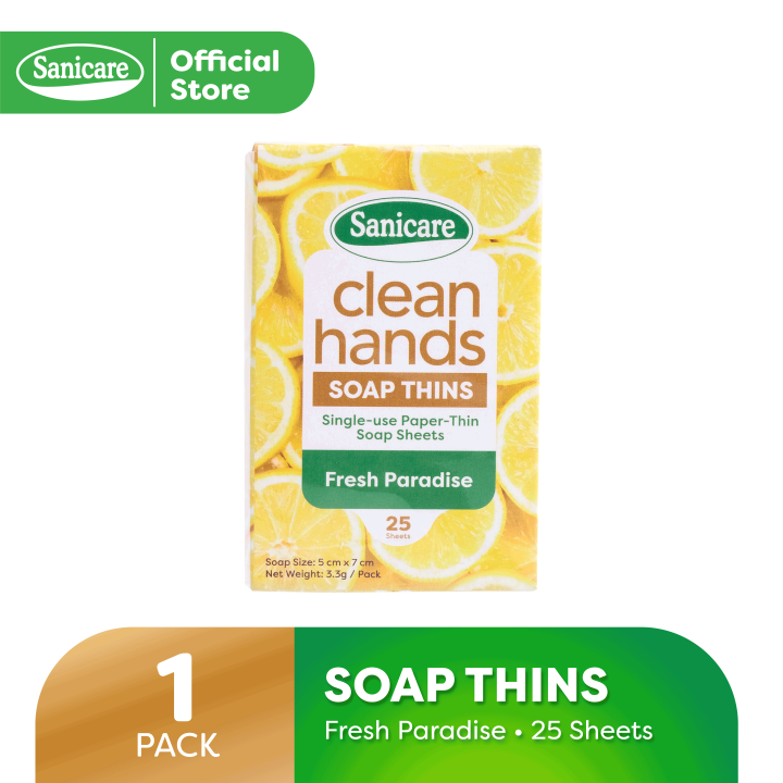 Sanicare Clean Hands Soap Thins - Fresh Paradise | Lazada PH