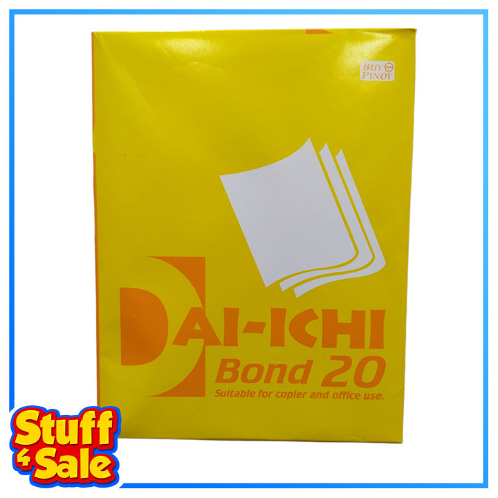 Dai-ichi Short / Long / A4 Bond Paper Substance 20 70 GSM 500pcs ...