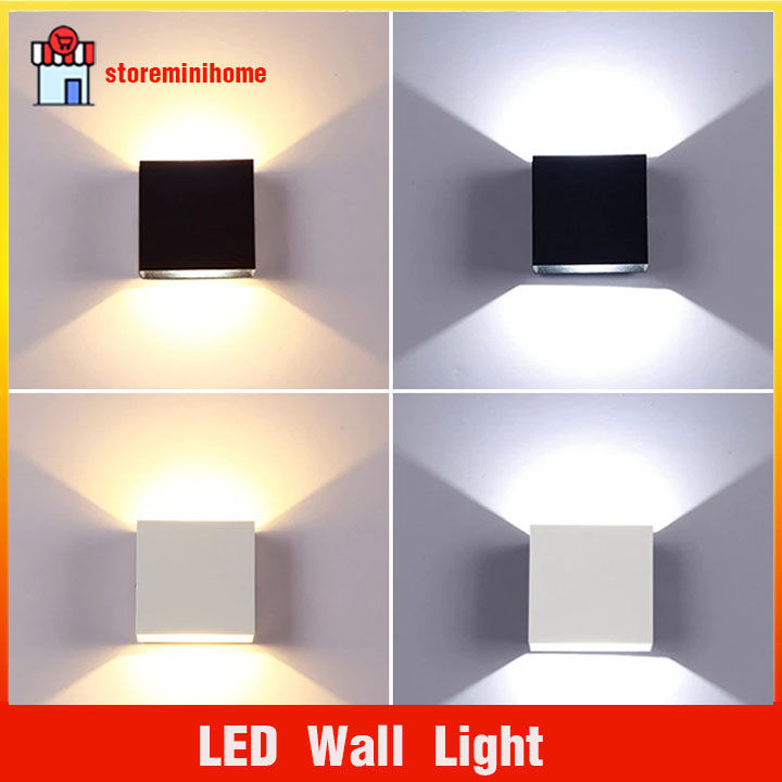 LED Wall Light Up&Down Wall Mount Lights Aluminium Interior Wall Light ...
