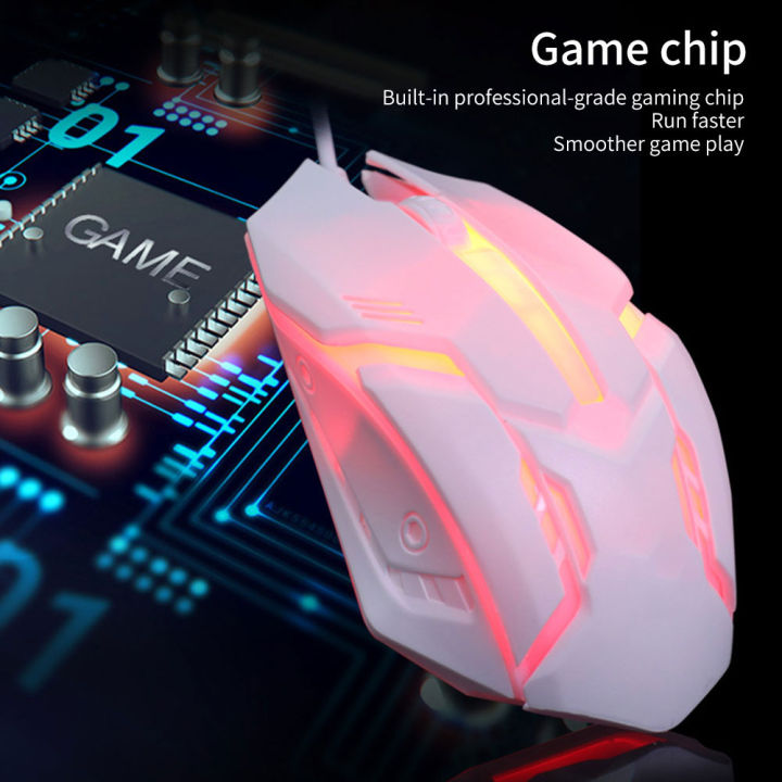 Ergonomic Wired Gaming mice Button LED 2000 DPI USB Computer Mouse Gamer Mice S1 Silent Mause ...