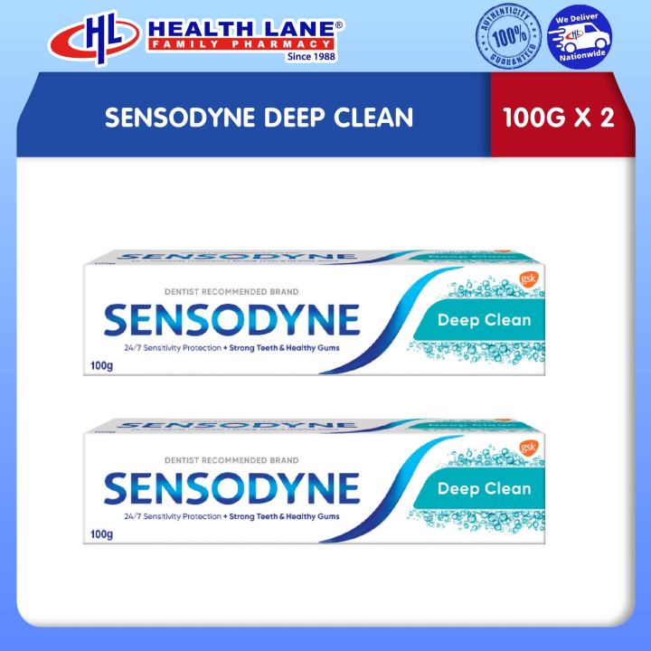 SENSODYNE DEEP CLEAN 100G X 2 | Lazada