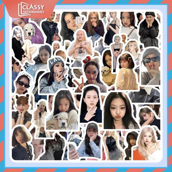 60/100 Pcs Cute and K-Pop BlackPink Stickers Handbook sticker Home Life ...