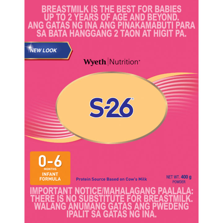 S26 ONE Infant Formula for 0-6 Months 400g | Lazada PH