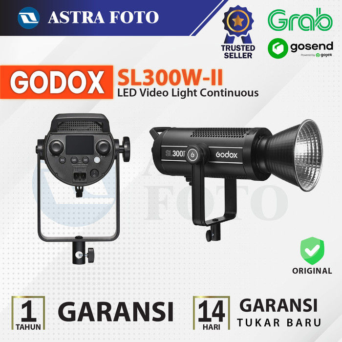 Godox SL300W II LED Video Light Continuous SL300II SL300-II SL-300W II ...