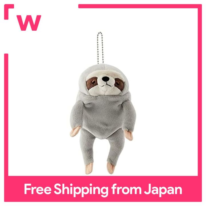 Shinada Global Mochi Series Mochi Sloth Gray (Mini) 7X5X14Cm Plushie ...