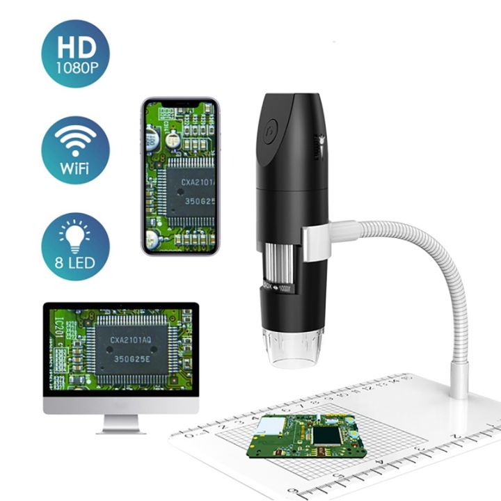 1000X USB Wireless WIFI Electron Microscope Handheld Digital Magnifier ...