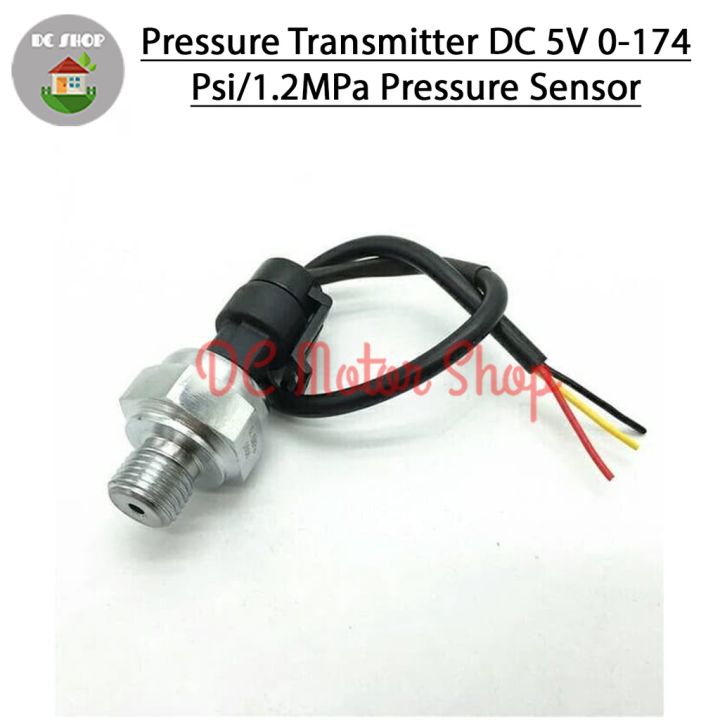 Pressure Transmitter DC 5V 0-174 Psi/1.2MPa Pressure Sensor | Lazada ...