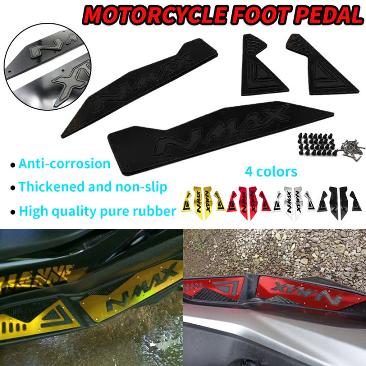 Pinph Yamaha Nmax v1 Footboard Alloy Matting Set Motorcycle | Lazada PH