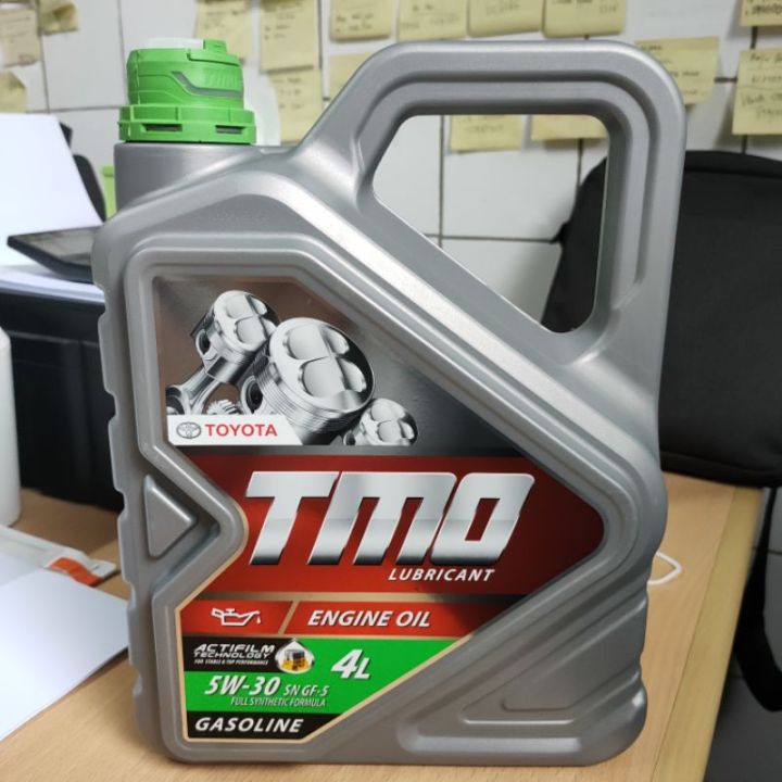 Oil TOYOTA TMO 5W-30 API SN GF-5 - Pelumas Oli Mobil Full Synthetic ...
