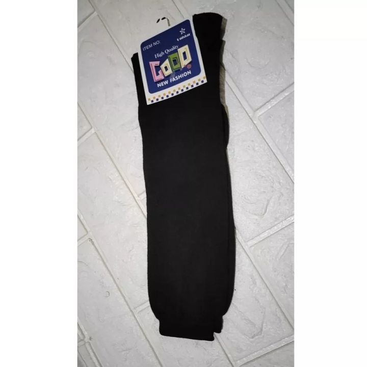 UNDER THE KNEE BLACK SOCK MEDIUM HIGH CUT 1PAIR | Lazada PH
