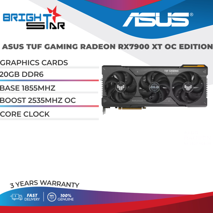 VGA / ASUS TUF GAMING RADEON RX7900 XT OC EDITION / 20GB DDR6 / BASE ...