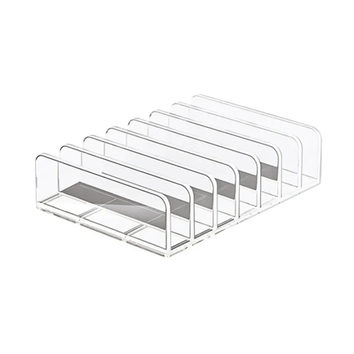 【eryu01】Transparent Plastic CD/DVD Storage Rack Transparent Organizer ...