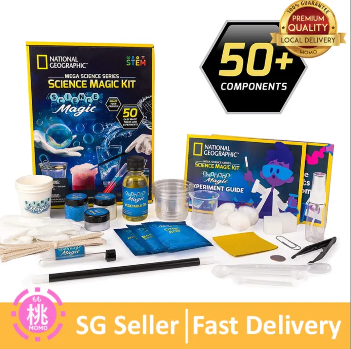 NATIONAL GEOGRAPHIC Magic Chemistry Set - Perform Amazing Easy Tricks ...