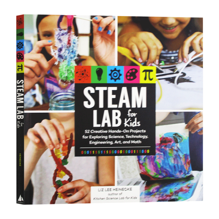 Steam lab for kids 52 hands-on creative experiments English children's ...