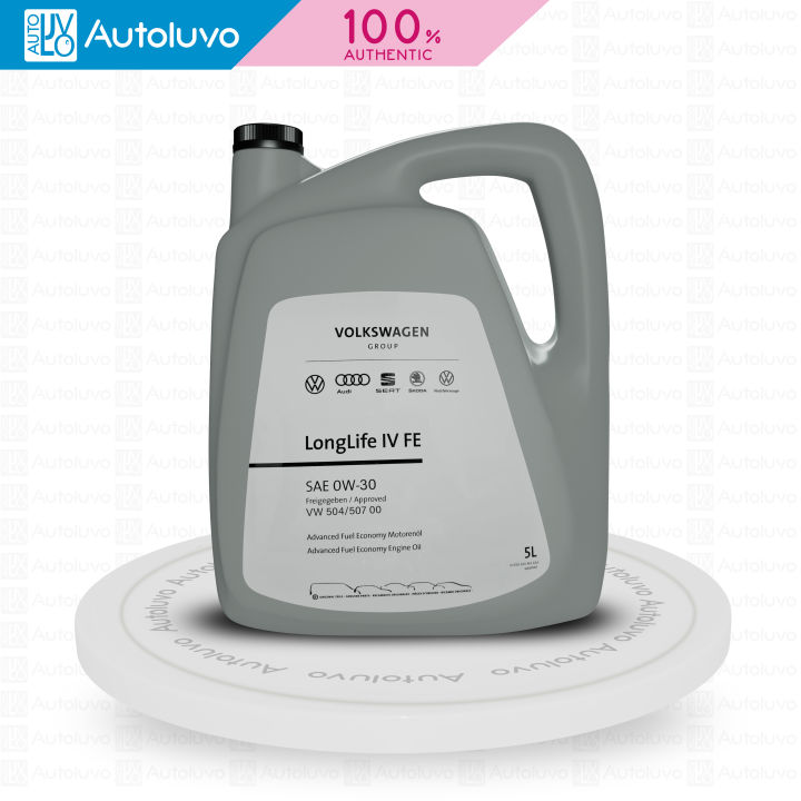 Genuine VW Engine Oil VW 0w30 Fully Synthetic Motor Oil 5 liter ...