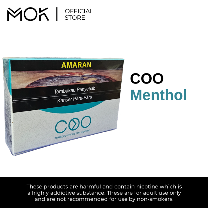 COO 1 Pack of Heat-not-Burn Sticks (Methol) | Lazada