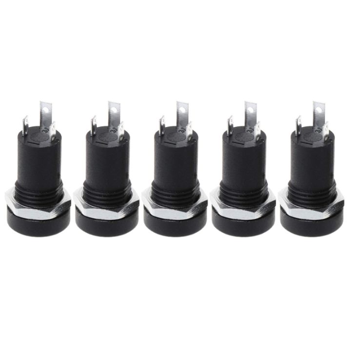 5/10Pcs 3.5mm Audio Jack Socket 3 Pole Black Stereo Solder Panel Mount ...