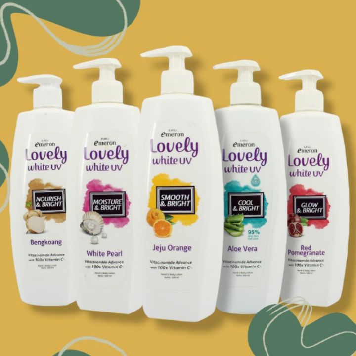 EMERON LOVELY Hand & Body Lotion Bright Bright Botol 500ML | Lazada Indonesia