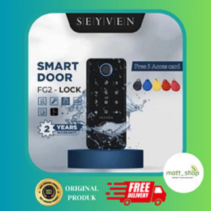 SEYVEN FG2-TTLOCK SEYVEN DEADBOLT SMART DOOR LOCK / SMART LOCK DOOR ...