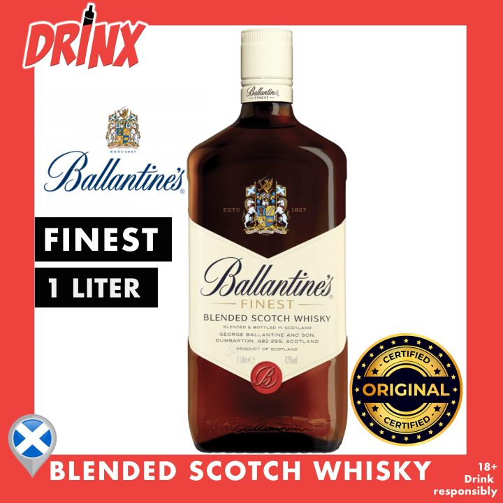 Ballantine's Finest Blended Scotch Whisky 1L | Lazada PH