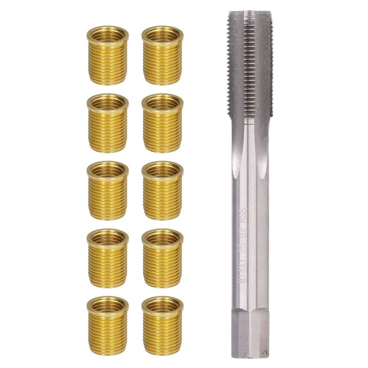 Spark Plug Thread Repair Tool, M12 x 1.25 Inserts and M14 x 1.25 Tap ...