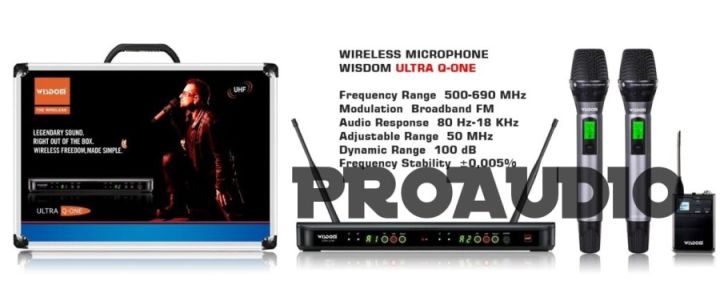 Microphone Wireless Wisdom Ultra Q-One Ultra Q One Ultra QOne Original ...