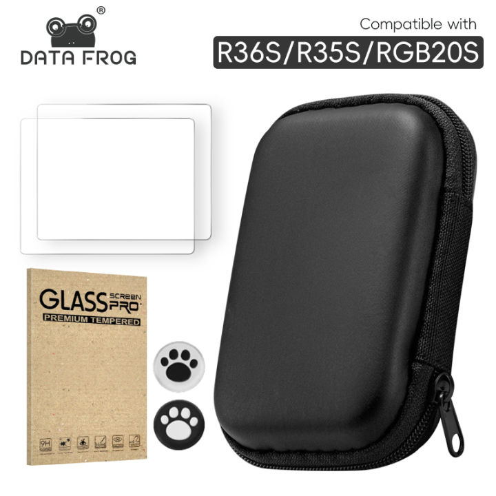 DATA FROG R36S Original Tempered Glass 3.5Inch Player Games for RGB20S ...