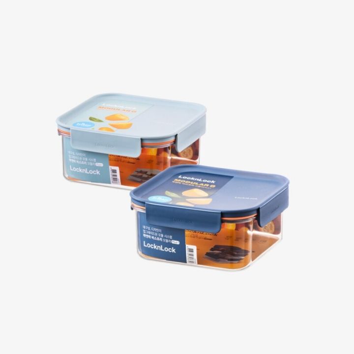 LocknLock Bisfree Modular Plus 1L Square Stackable Food Storage ...