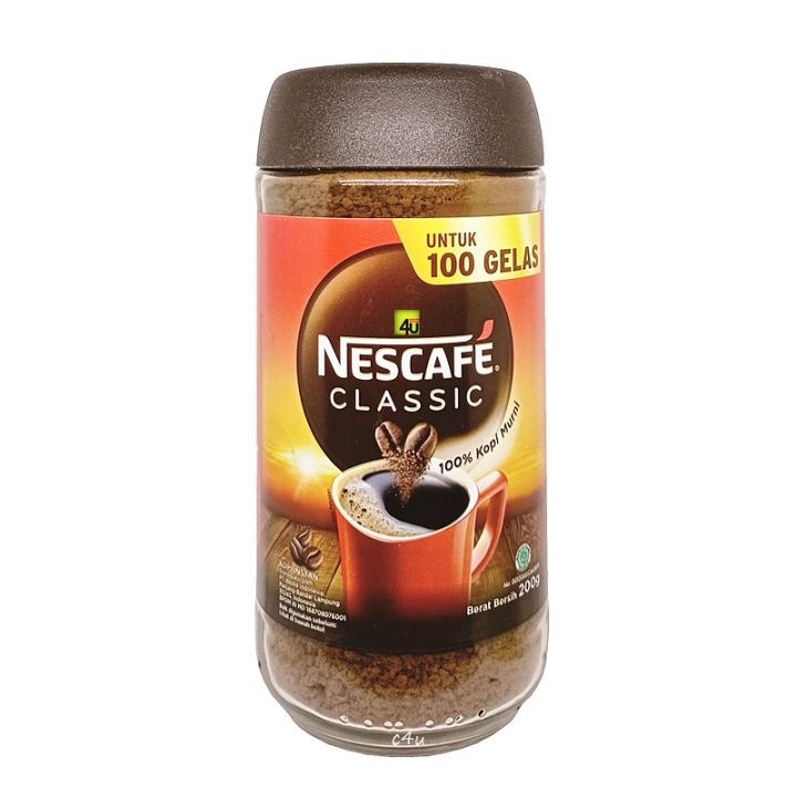 Nescafe Classic - Kopi Murni - 200 gr BOTOL | Lazada Indonesia