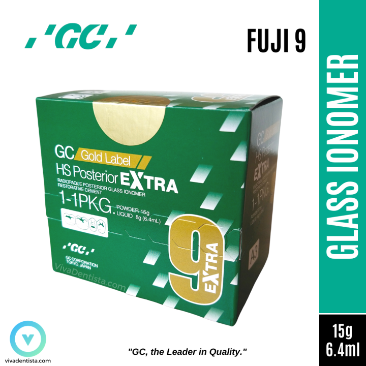 GC Fuji 9 Big Gold Label HS Posterior EXTRA (15g powder, 8g liquid) EXPIRY 2025 | Lazada PH