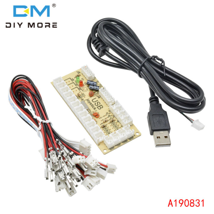 diymore Zero delay arcade usb pc encoder for joystick arcade rocker ...