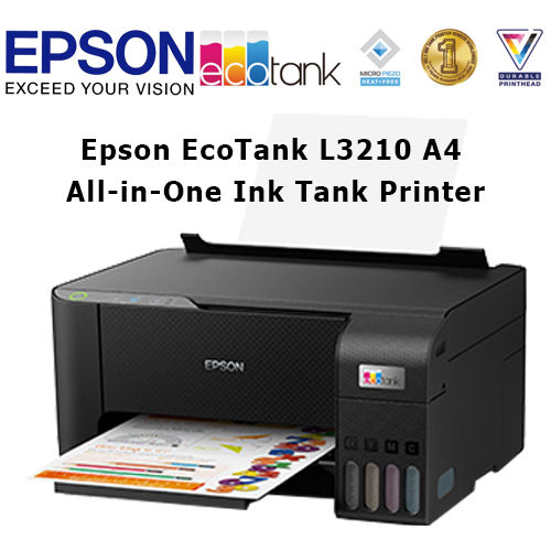 Epson EcoTank L3210 A4 All-in-One Ink Tank Printer | Lazada.co.th