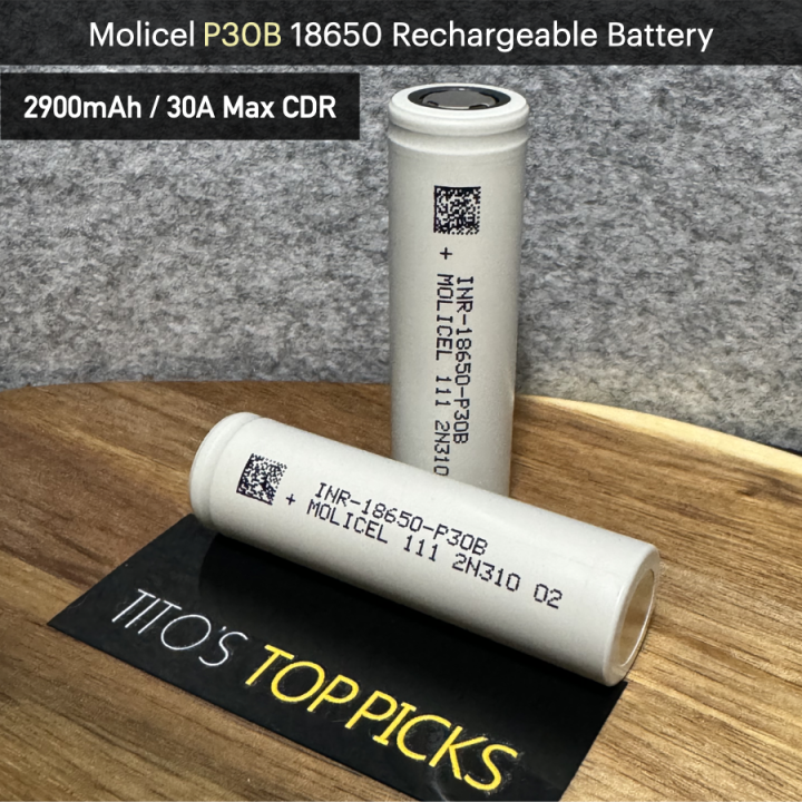 Molicel P30B 18650 Li-Ion Rechargeable Battery 2900mAh | Lazada PH