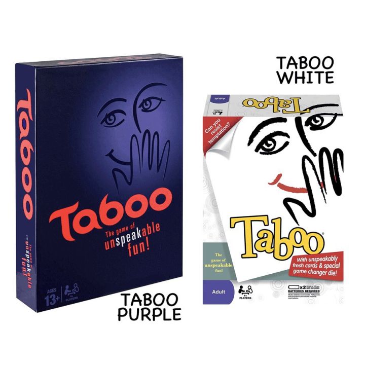Taboo Unspeakable Fun Game Word Guessing Game for Adults | Lazada PH