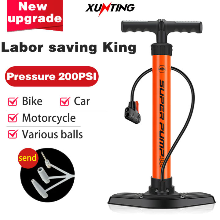 High Pressure Bike Air Pump Motorcycle Pump Air Inflator Balls With ...
