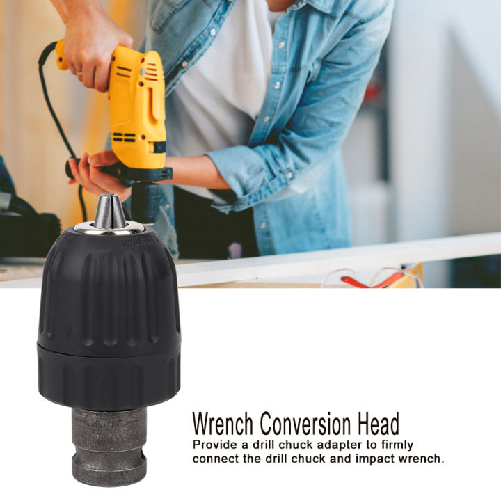 Drill Chuck 0.8‑10mm Electric Hammer Conversion Head High Accuracy for ...