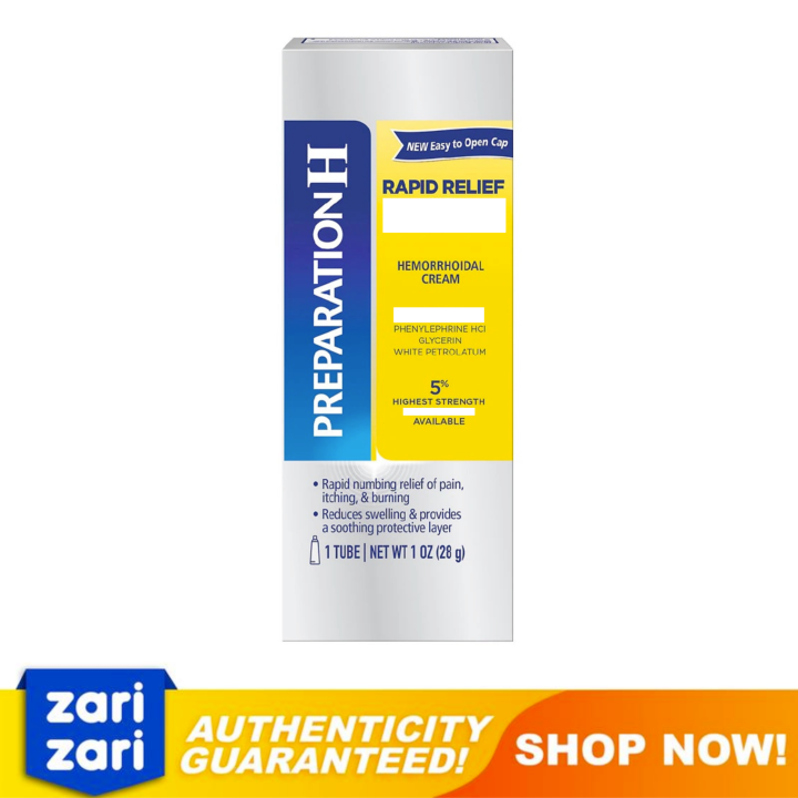 Preparation H Rapid Relief Hemorrhoidal Cream 1 oz 28g | Lazada PH