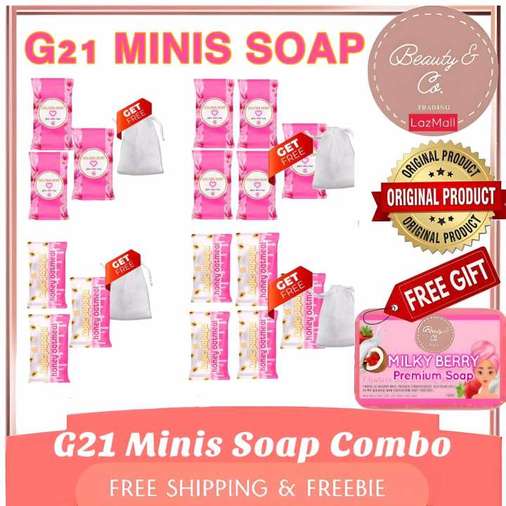 G21 Golden Dust, Duo Soap Whitening Soap Mini Combo (ORIGINAL) SPECIAL ...