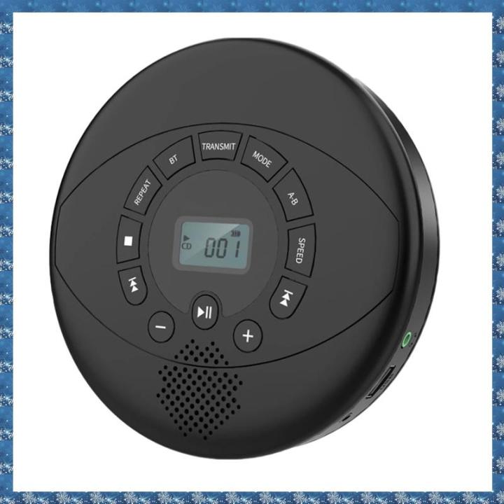 (CSID) Portable CD Player Bluetooth CD Rechargeable CD Player Built-in ...